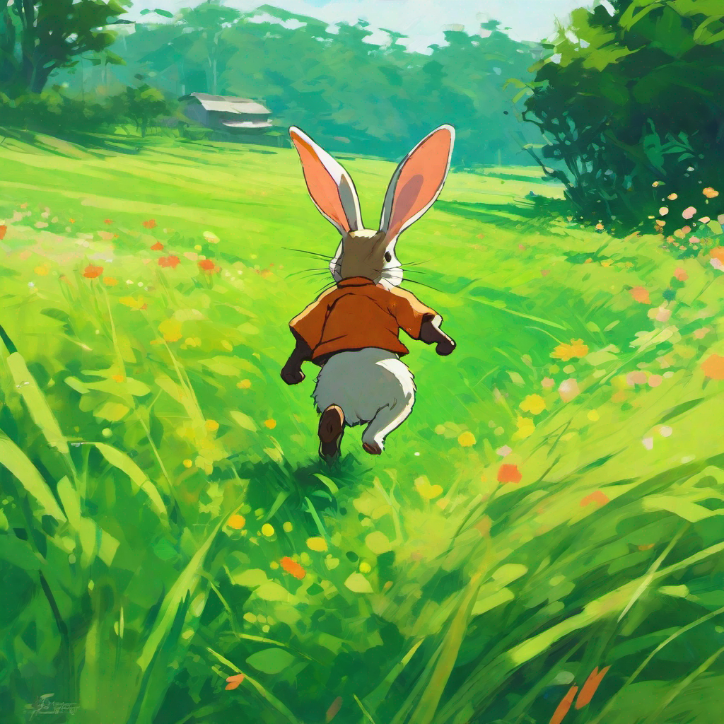 Title: "Turtles and Hares - The Great Turtle Race!" • An AI Story